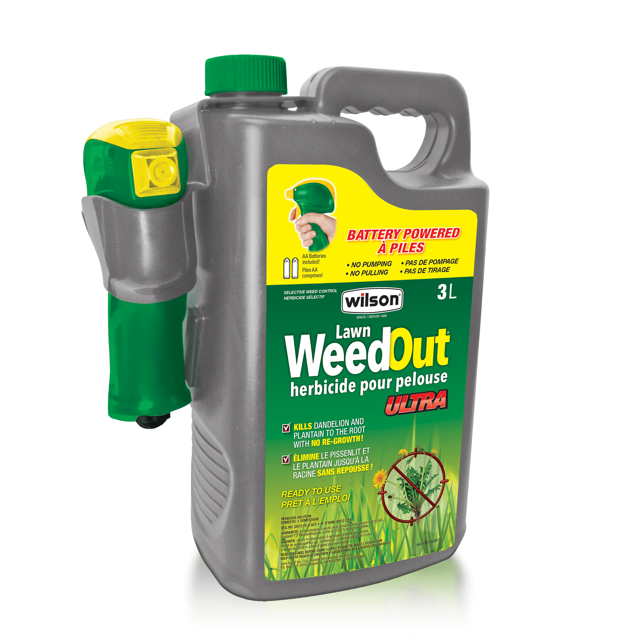 Herbicide Pour Pelouse Weedout® Ultra à Piles
